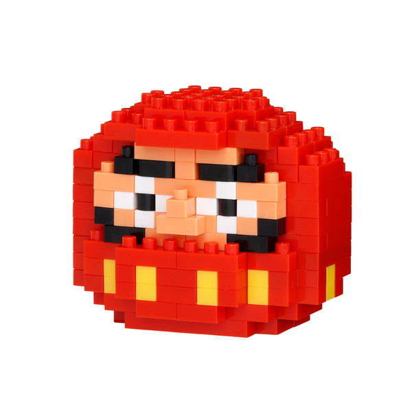 nanoblock Daruma Red | Micro-Sized Building Block Set