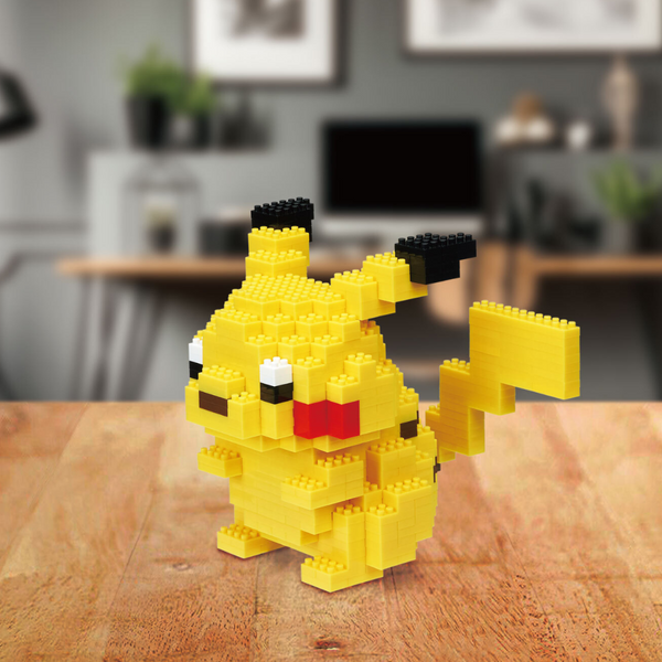 nanoblock Pokémon - Deluxe PIkachu | Micro-Sized Building Block Set