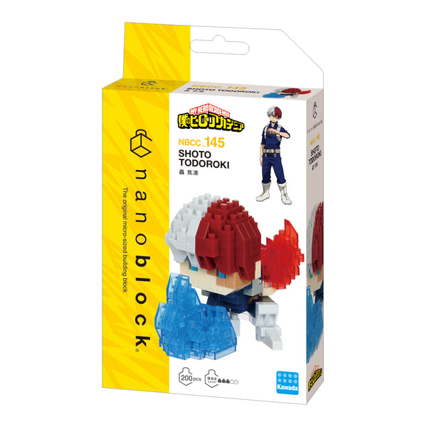 nanoblock My Hero Academia - Shoto Todoroki | Micro-Sized Building ...