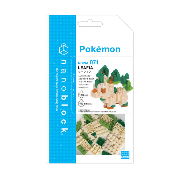 nanoblock Pokemon - Leafeon | Micro-Sized Building Block Set